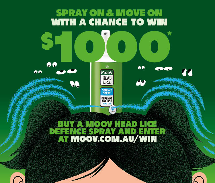 Kill, Remove & Help Prevent Head Lice | Moov Australia