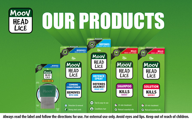 Head Lice Treatment Products - Moov Australia